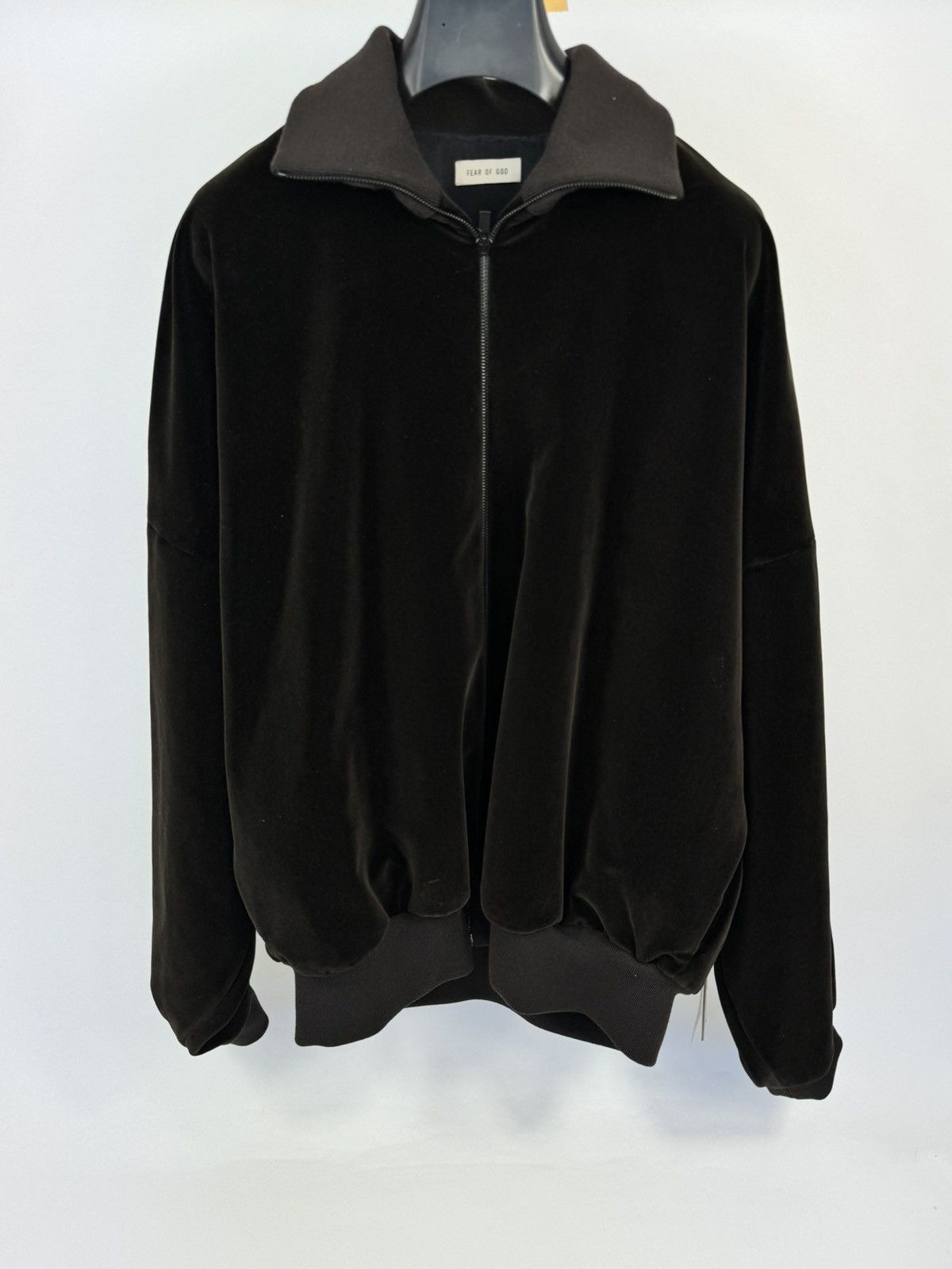 Fear of God VELVET OVERSIZED TRACK JACKET | Grailed
