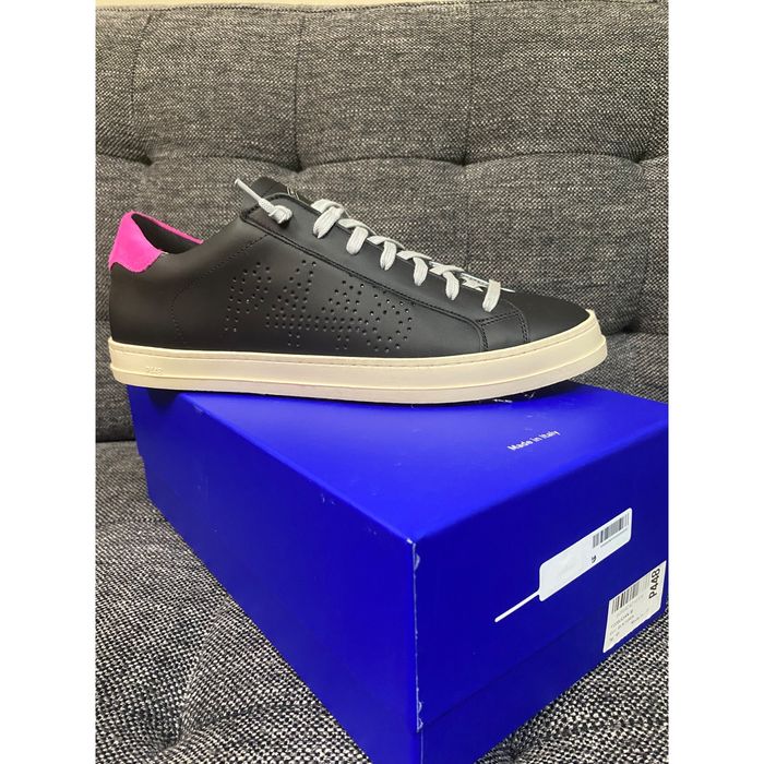 P448 P448 Men's F22 John Perforated Logo Low-Top Sneaker 12 NIB | Grailed