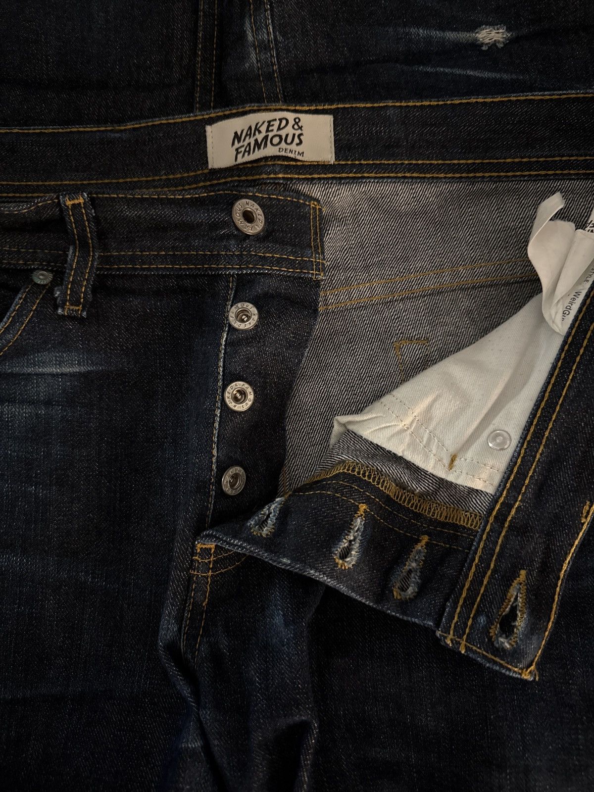 Naked & Famous Naked & Famous Weird Guy Selvedge Denim Size 34 | Grailed