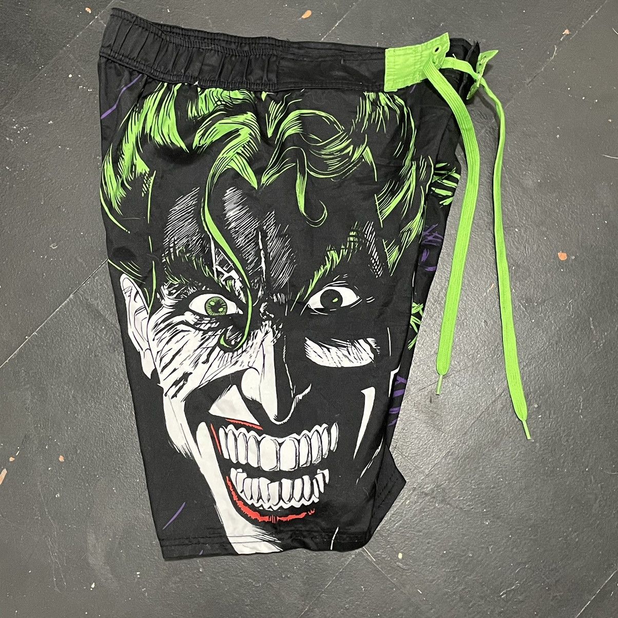 DC Comics × Vintage The Joker surf board beach swim shorts | Grailed