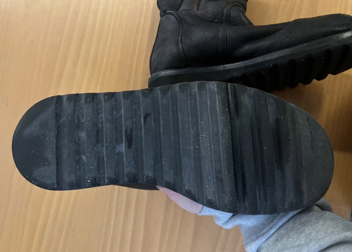 Rick Owens Rick Owens fw13 Plinth lined boots | Grailed