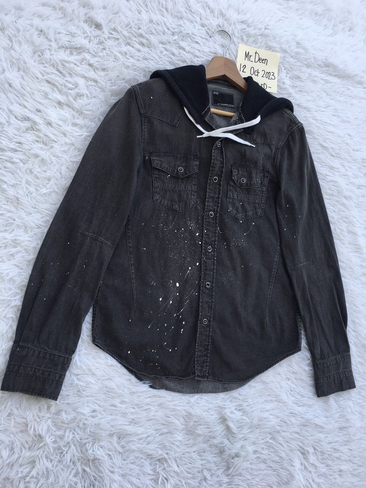 Number (N)ine Rare Vintage Number Nine Hooded Denim Jacket | Grailed