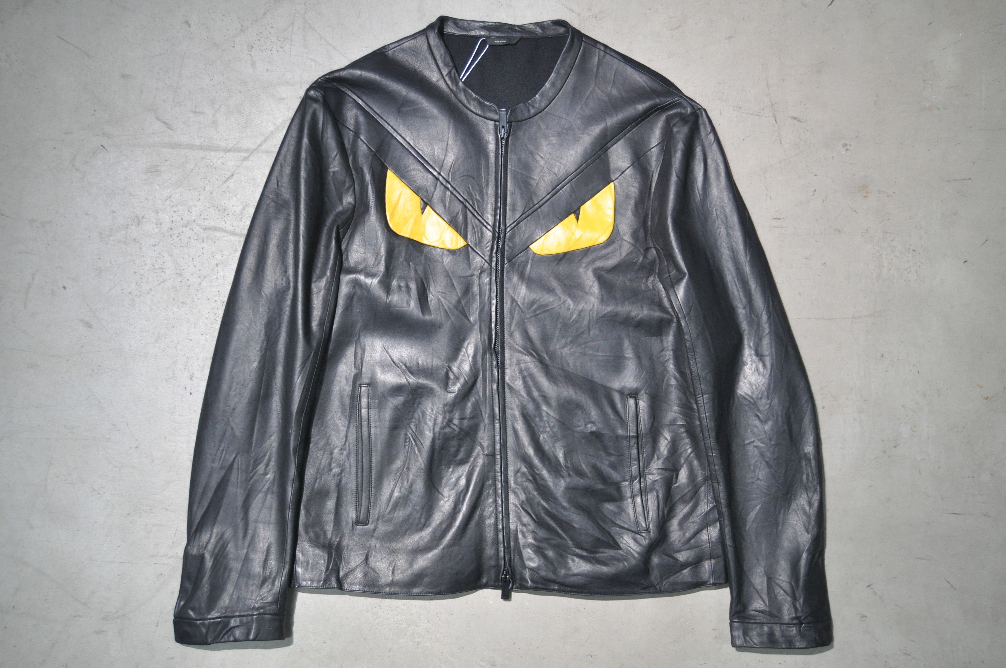 Fendi Fendi - Monster Eyes Moto Jacket | Grailed