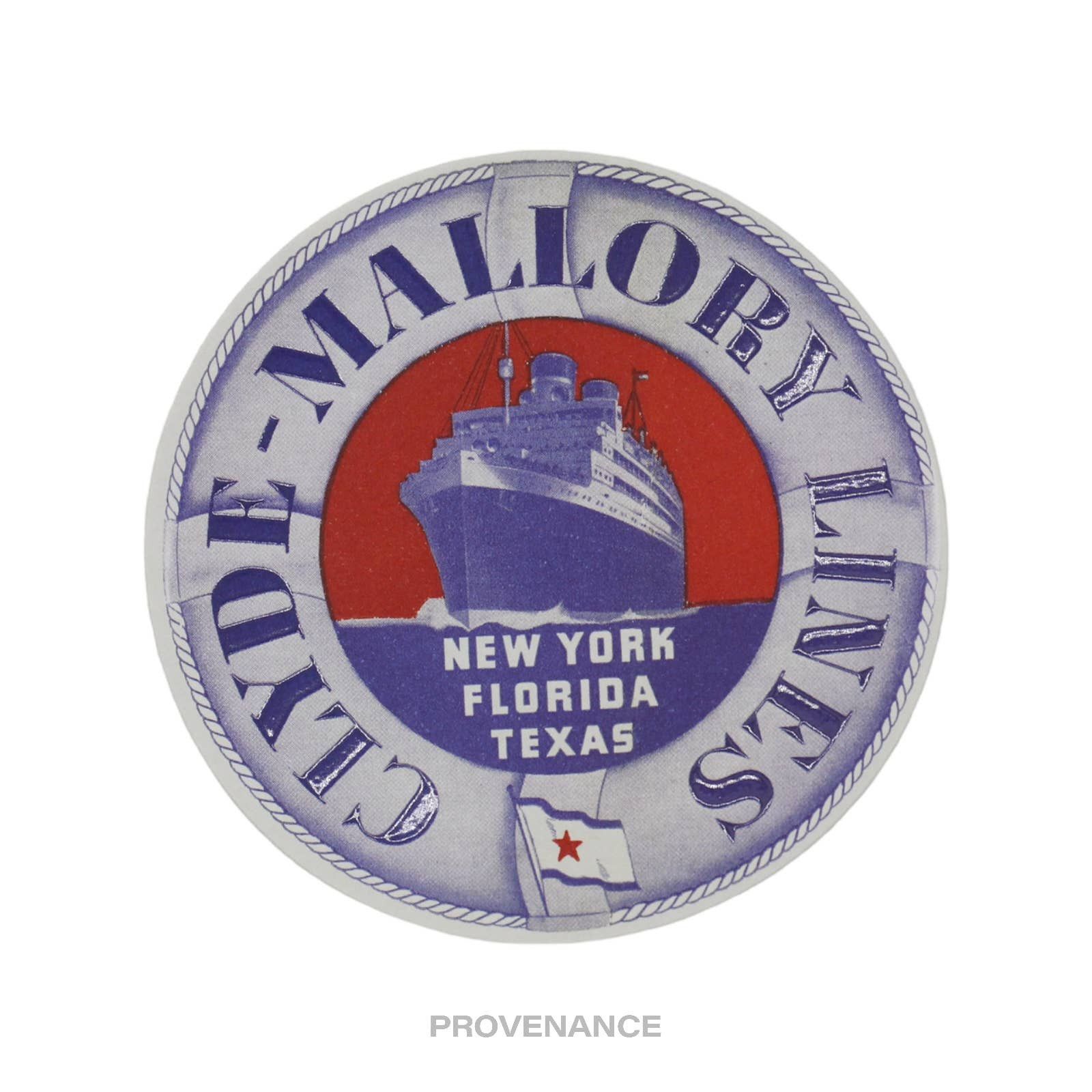 Louis Vuitton 🔴 Louis Vuitton Ocean Liner Sticker Postcard - CML | Grailed