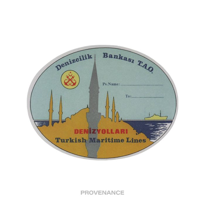 Louis Vuitton 🔴 Louis Vuitton Ocean Liner Sticker Postcard - TML | Grailed