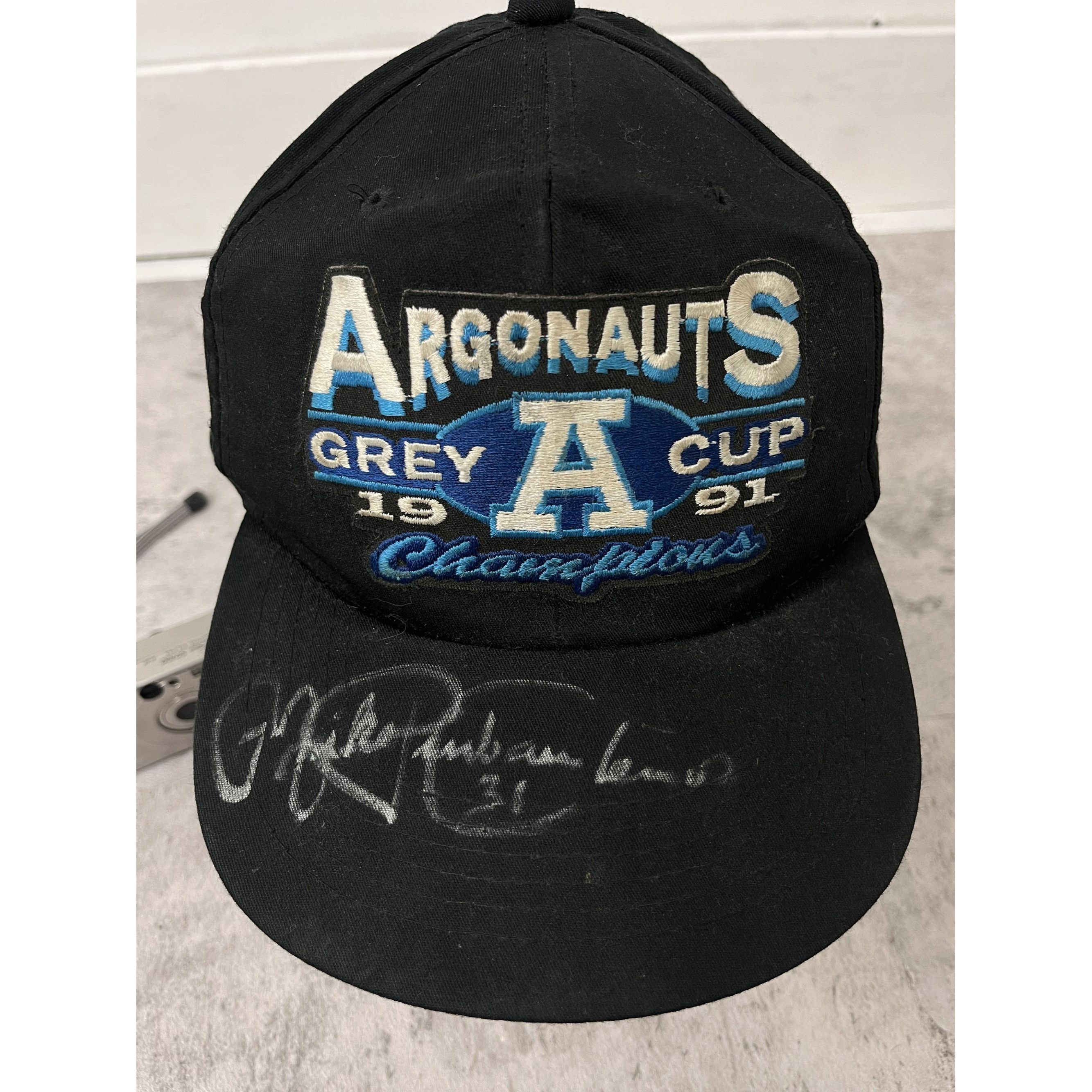 Starter Vintage 1991 Toronto Argonauts X Starter Signed Baseball Hat ...