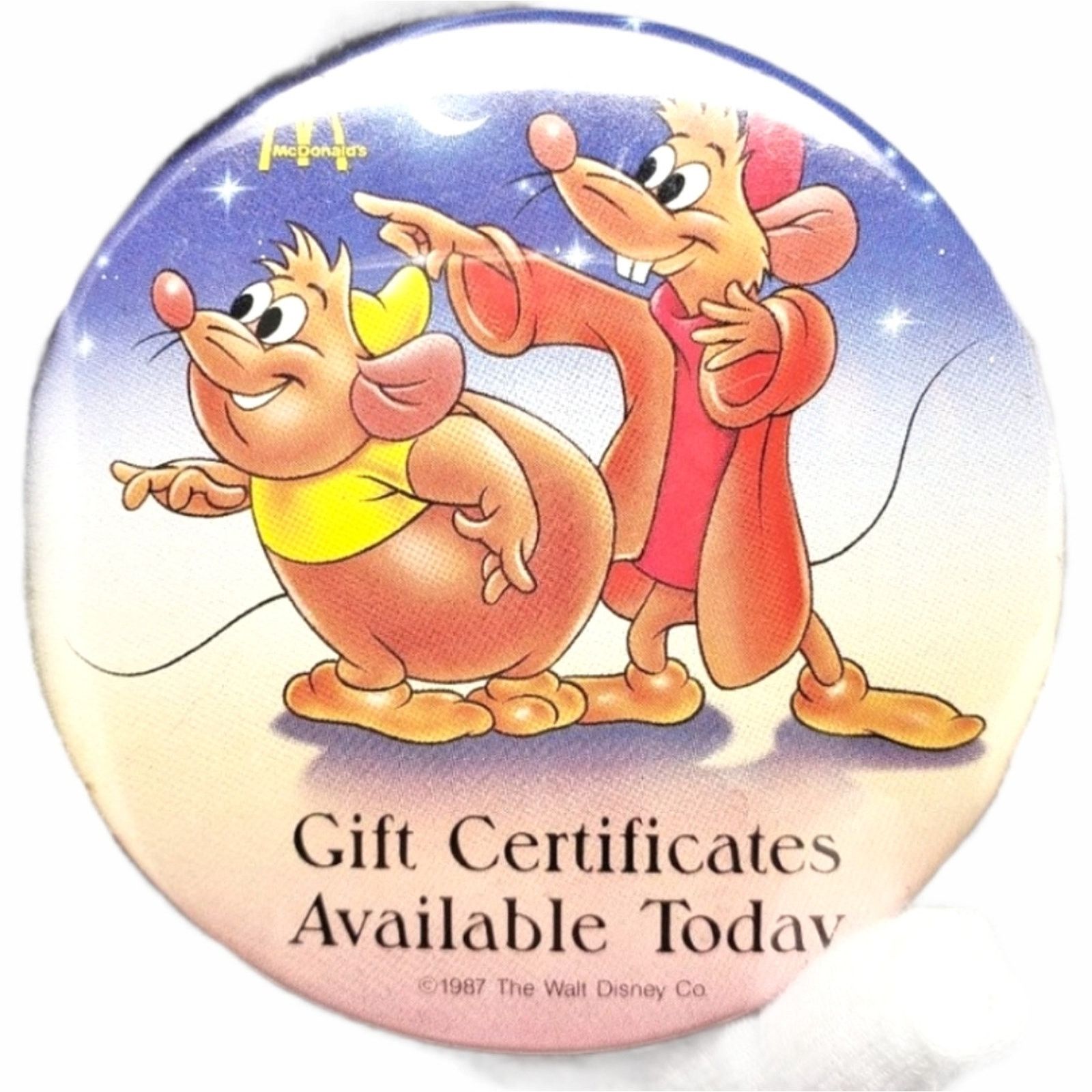 Disney Disney X McDonald's Cinderella VTG 80s Button Collectible | Grailed