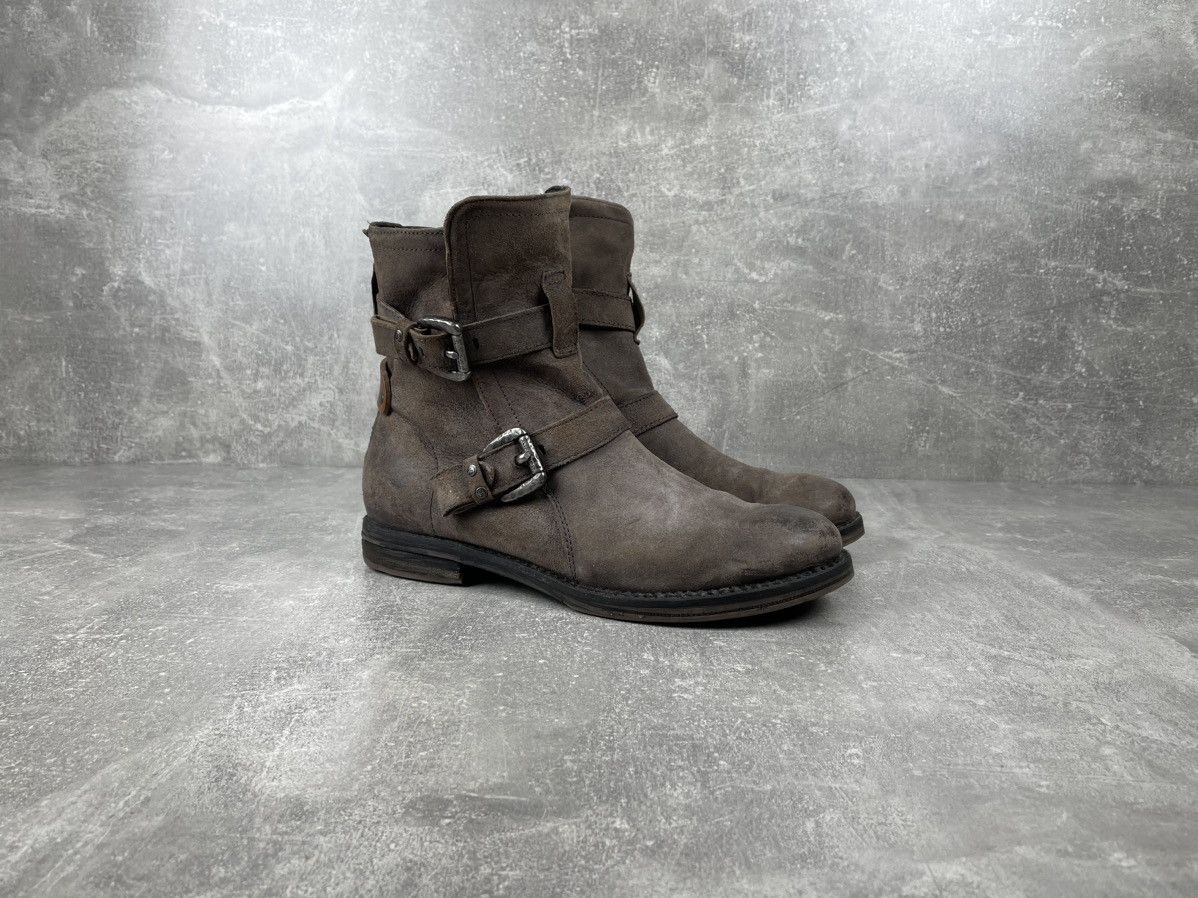 Avant Garde × Japanese Brand × Vintage AS98 Rare Leather Zip Belts ...