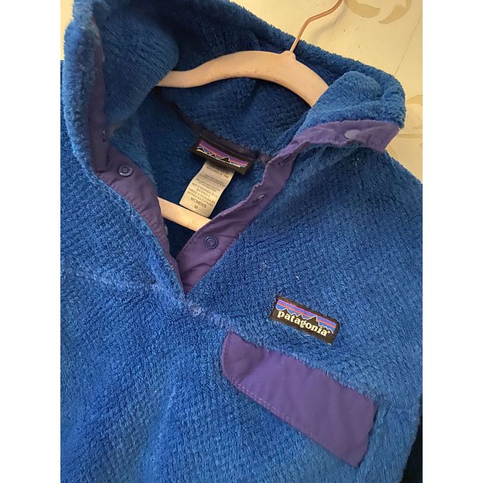 Patagonia Patagonia Royal Blue Fleece Snap-T Fleece Jacket Ladies Medi ...