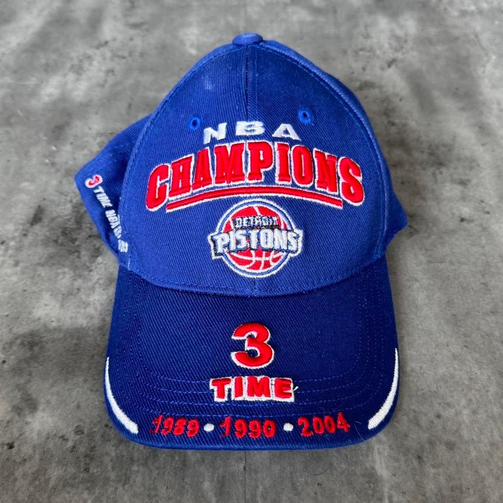 Adidas × NBA × Vintage Vintage Y2K Detroit Pistons Adidas NBA Basketball Hat | Grailed