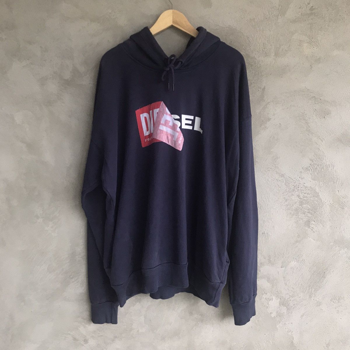 Diesel Diesel patch Logo oversized hoodie | Grailed