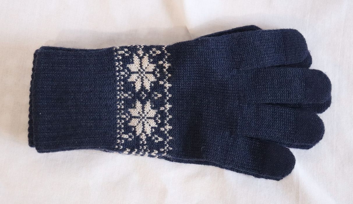 Muji Muji Patterned Unisex Wool Blend Touchscreen Knit Gloves | Grailed