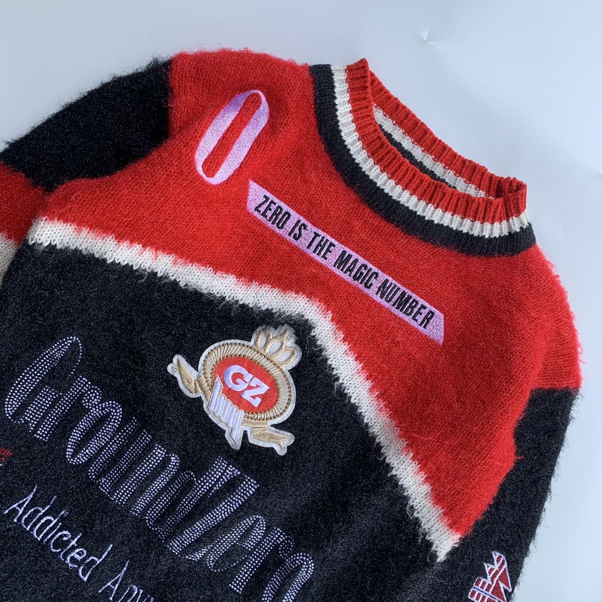 Budweiser Knitwear vintage mohair patterned by Ground Zero | Grailed