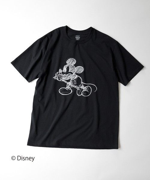Number (N)ine number nine Mickey Mouse drawing nn T-SHIRT tee | Grailed