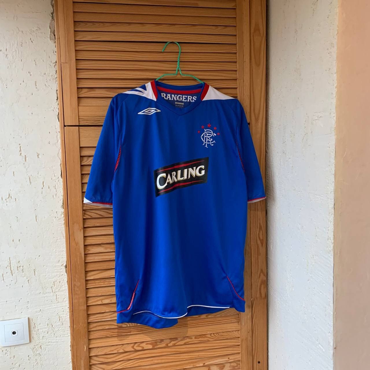 Umbro × Vintage Rare! Vintage Glasgow Rangers Home Shirt Umbro Jersey ...