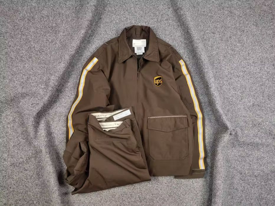 Vintage Vintage Twinhill USA authentic Reflective UPS Jacket x Pants ...