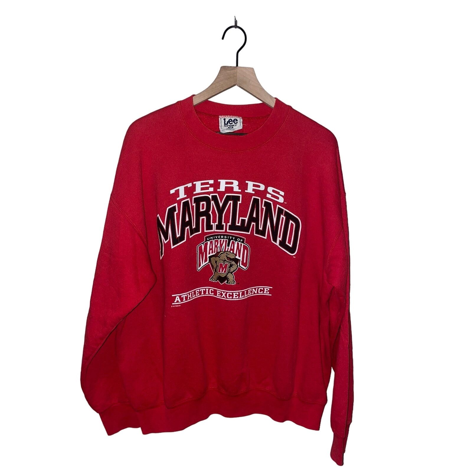 Lee 90s Vintage University Maryland Terps Sweatshirt VTG 1990s | Grailed