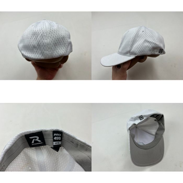 Vintage Country Club Golf Hat Cap Stretch Fit White Golfer Golfing Golf ...