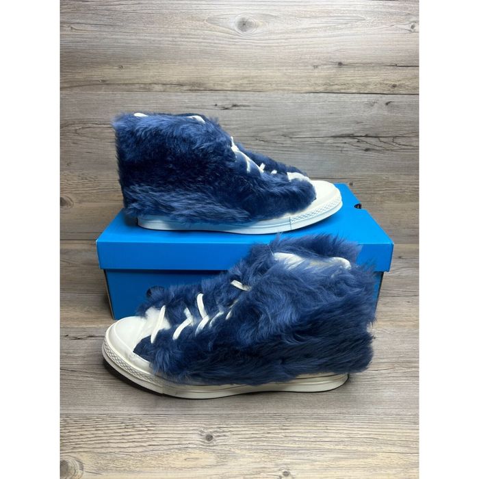 Converse Converse AMBUSH x Chuck 70 High Mens Size 9 Fuzzy Navy Blue ...