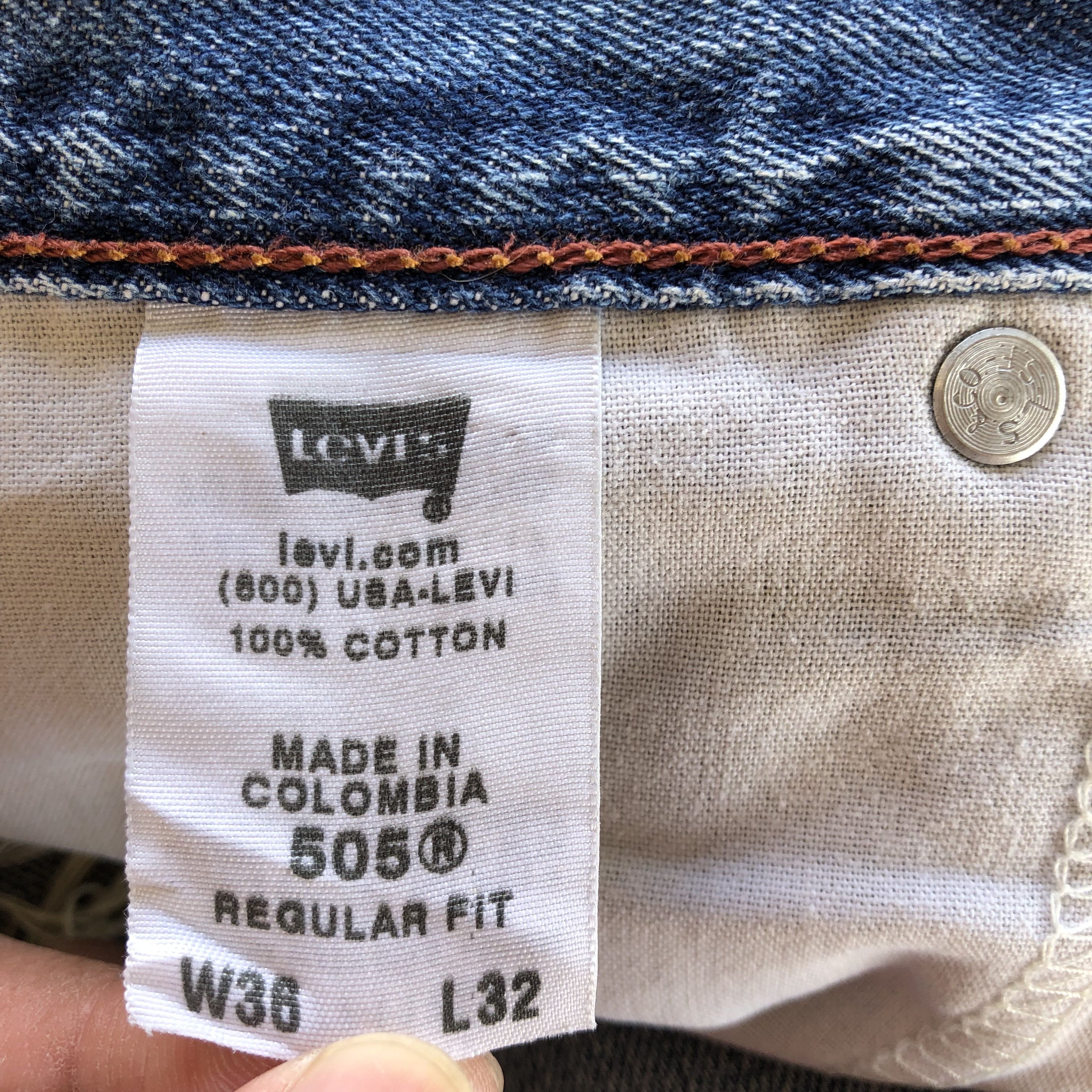 Levi's × Vintage Vintage Levis 505 Jeans Distressed Levi's 505 Faded Denim | Grailed