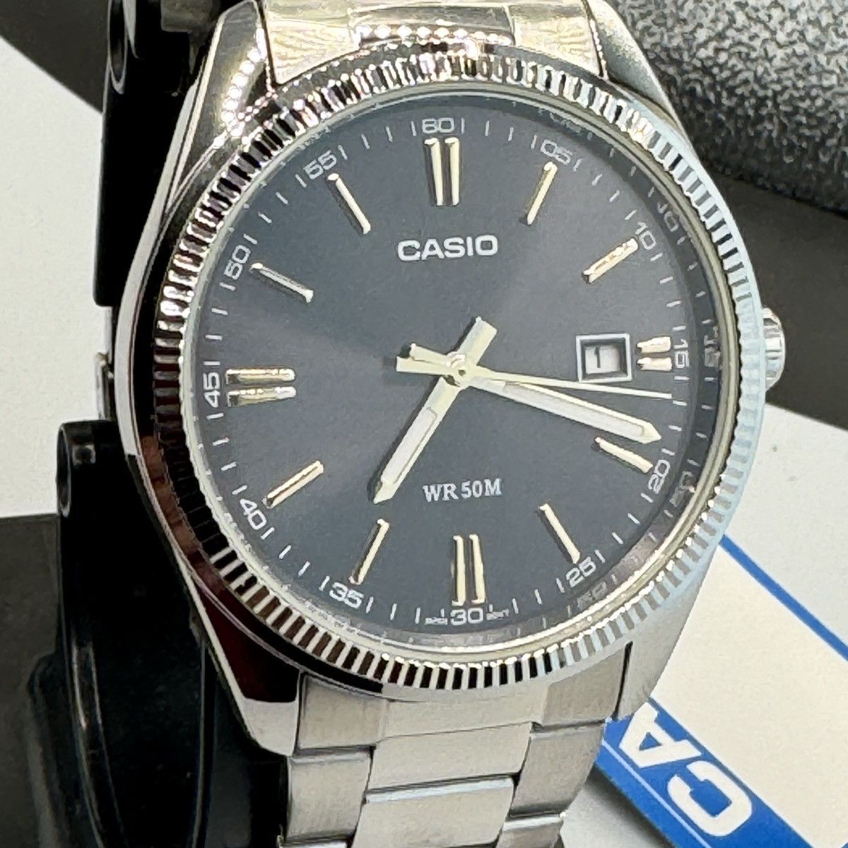 Casio CASIO WATCH 38mm Diameter Men Regular Size in Stainless | Grailed