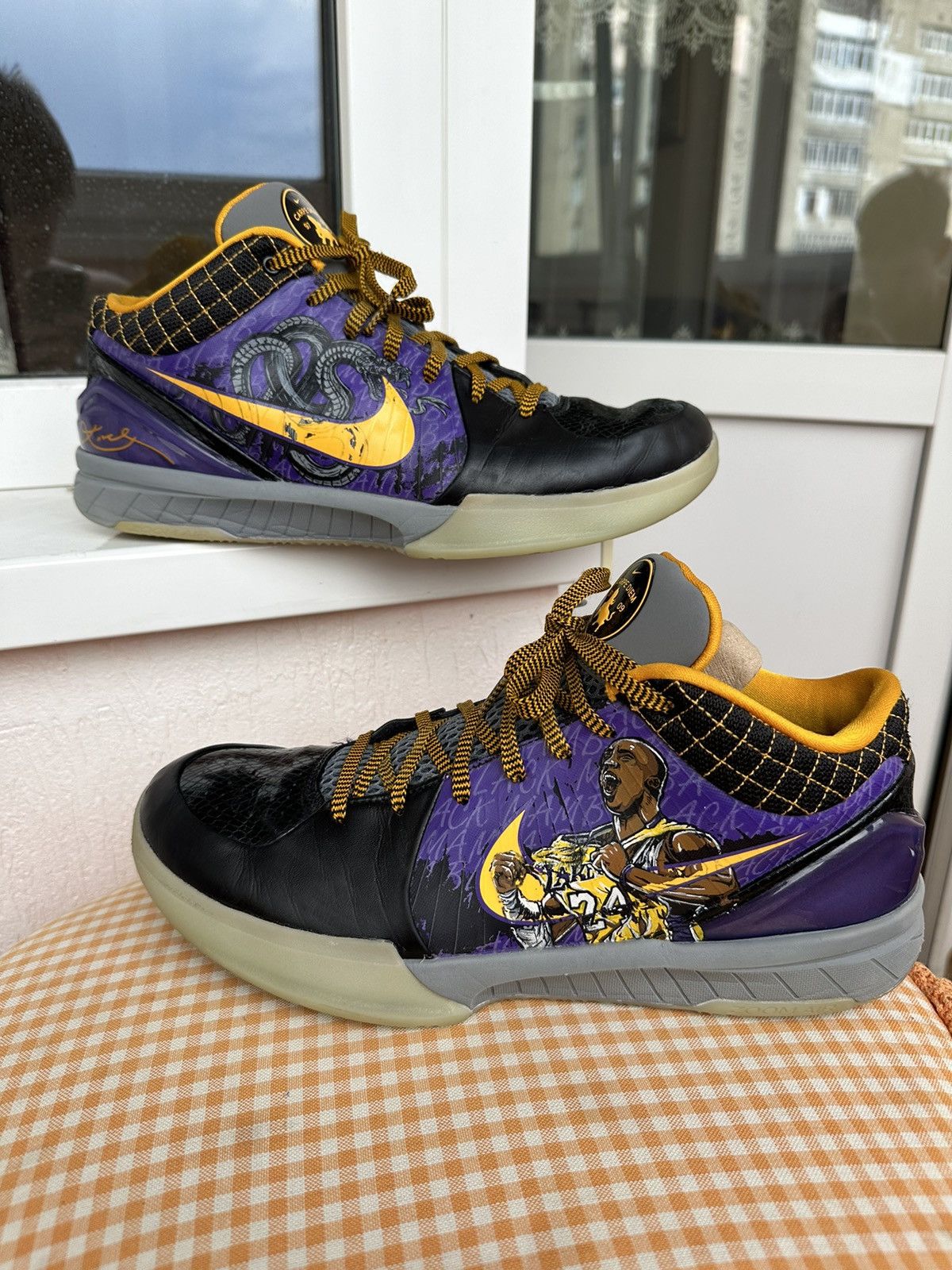 Nike Nike Zoom Kobe 4 Protro 2019 Carpe Diem Custom Mamba Swoosh | Grailed
