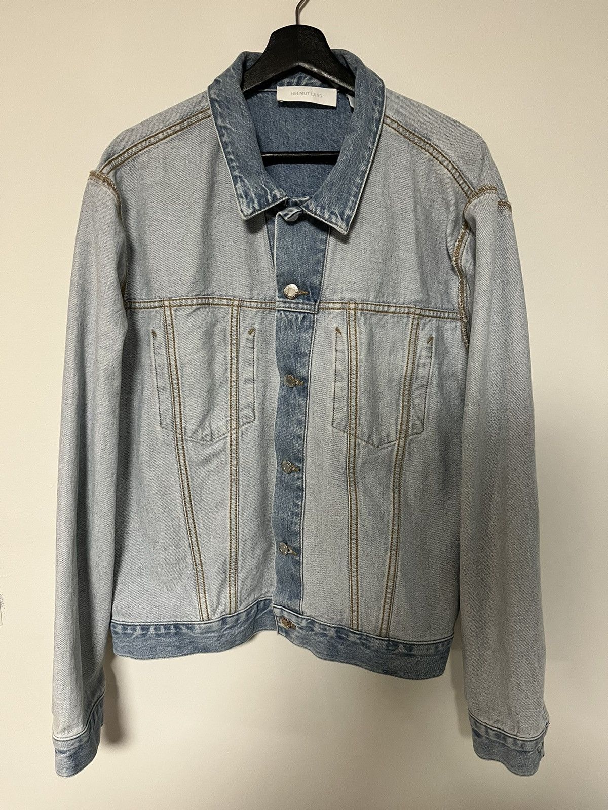 Helmut Lang HELMUT LANG INSIDE OUT DENIM JACKET | Grailed
