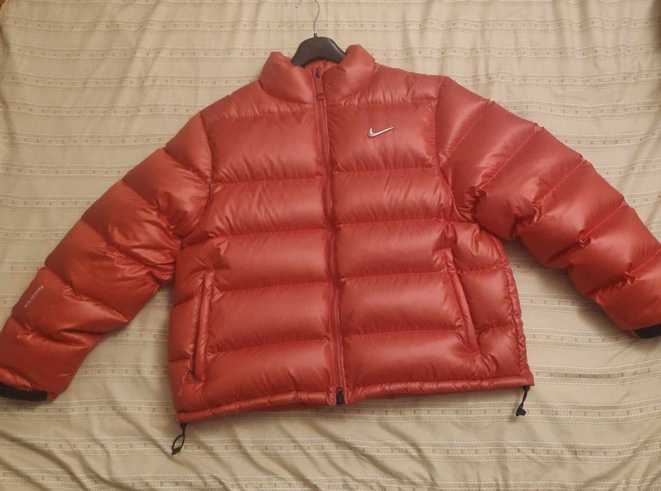 Drake Nike Nocta Red Sunset Puffer | Grailed