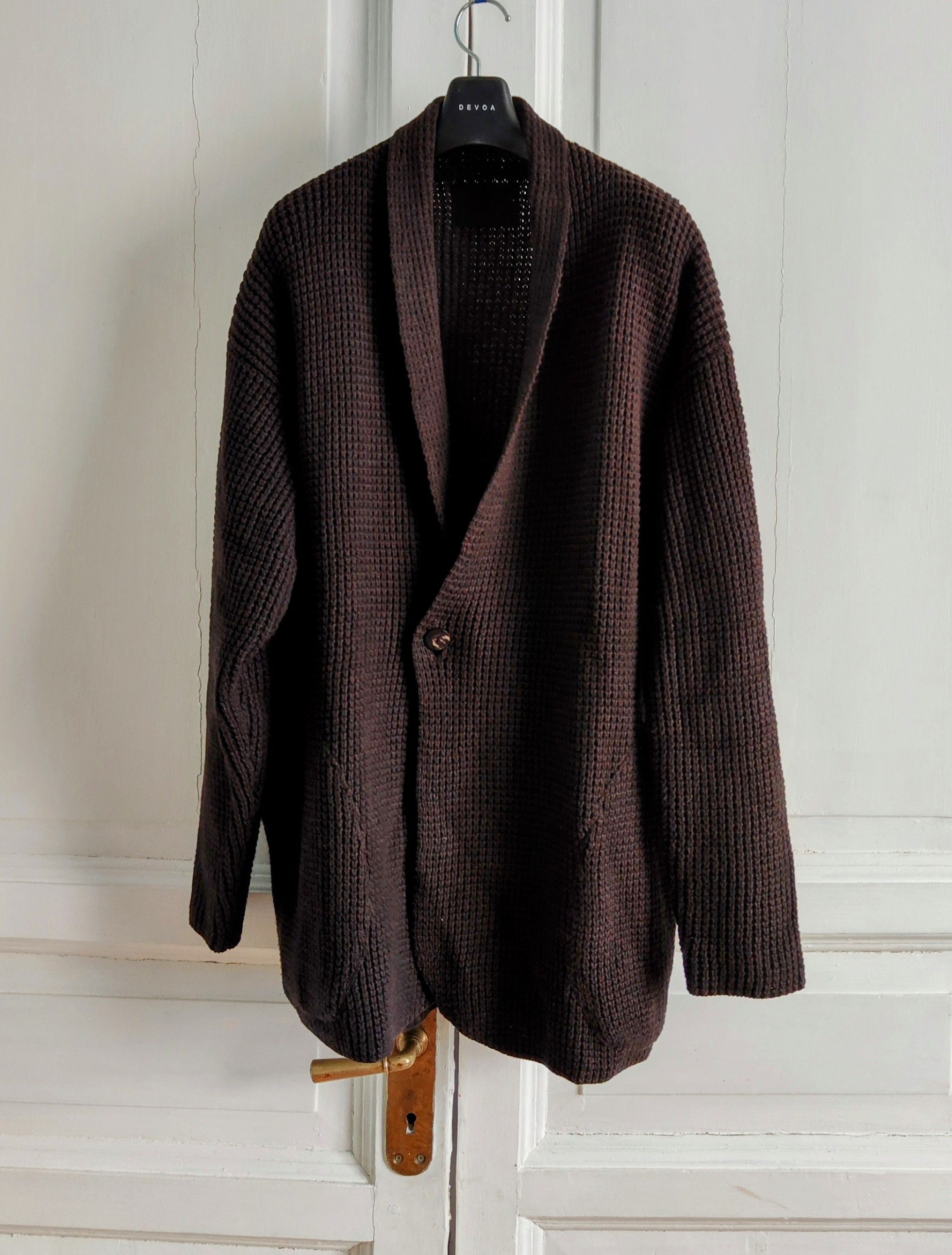 Devoa NEW! Cotton/cashmere cardigan.Like Rick Owens or Julius/ | Grailed