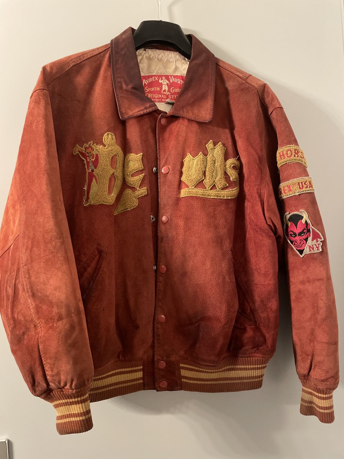 Avirex × Avirex Varsity Jacket × Vintage Avirex Varsity Sporting Goods ...
