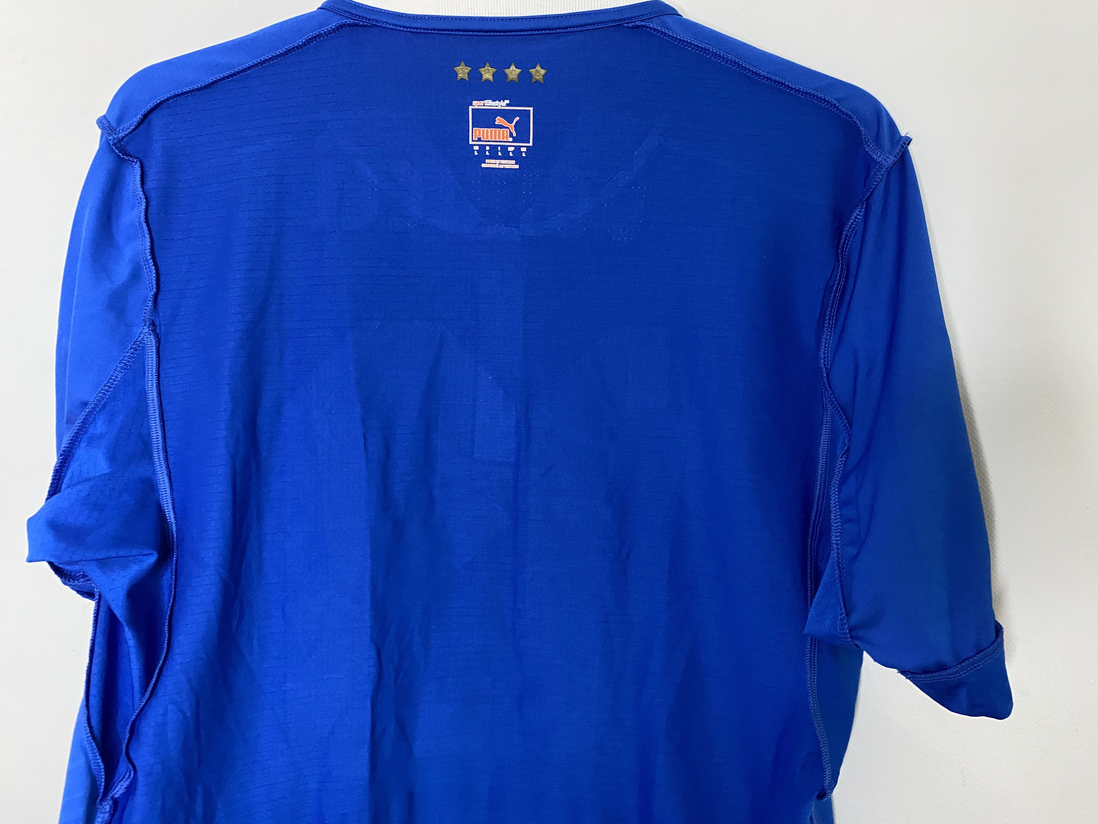 Puma ITALY 2012 HOME MATCH WORN UEFA EURO FOOTBALL SHIRT SOCCER | Grailed