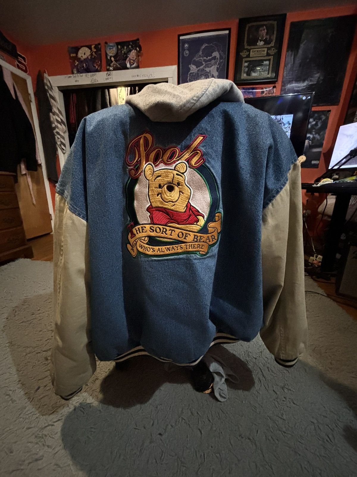 Disney × Revenge XXXTentacion Winnie The Pooh Varsity Jacket | Grailed