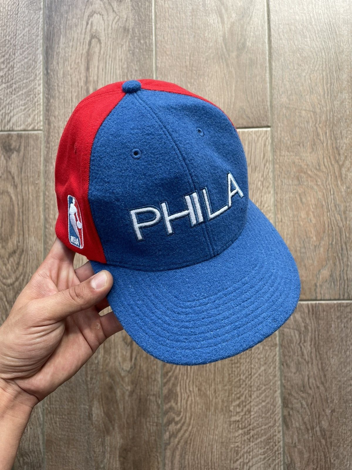 NBA × Nike × Streetwear Vintage Mans Nike Team NBA Phila Pro Swoosh ...