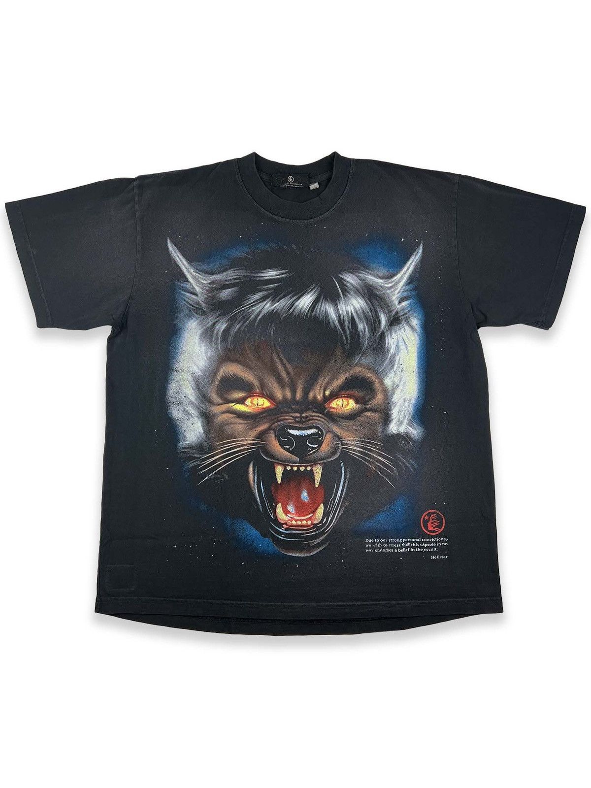 HELLSTAR HELLSTAR Full Moon Werewolf Tee Large IN HAND!!! | Grailed