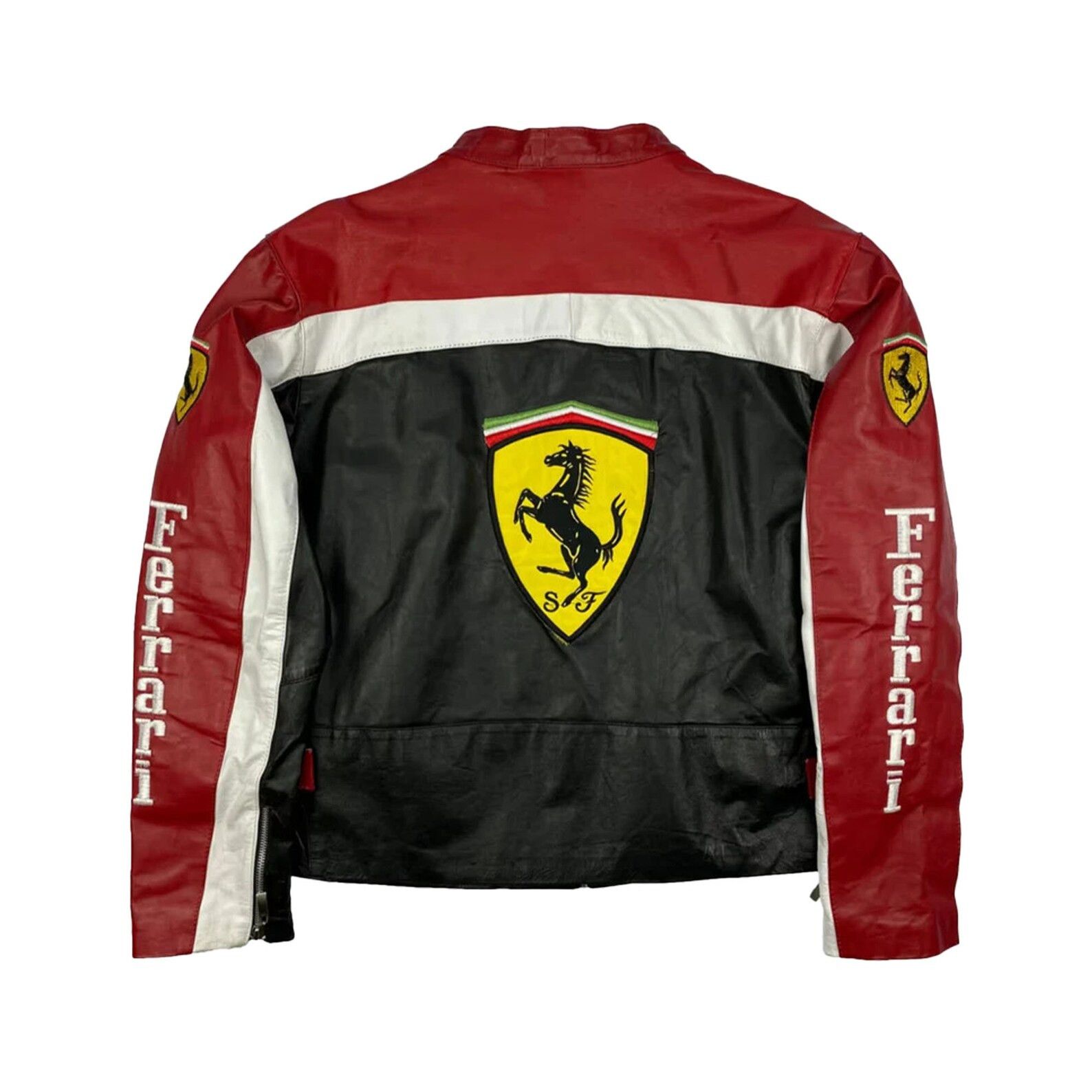 Ferrari Ferrari Leather Jacket Ferrari Racing Genuine Cowhide jacket ...