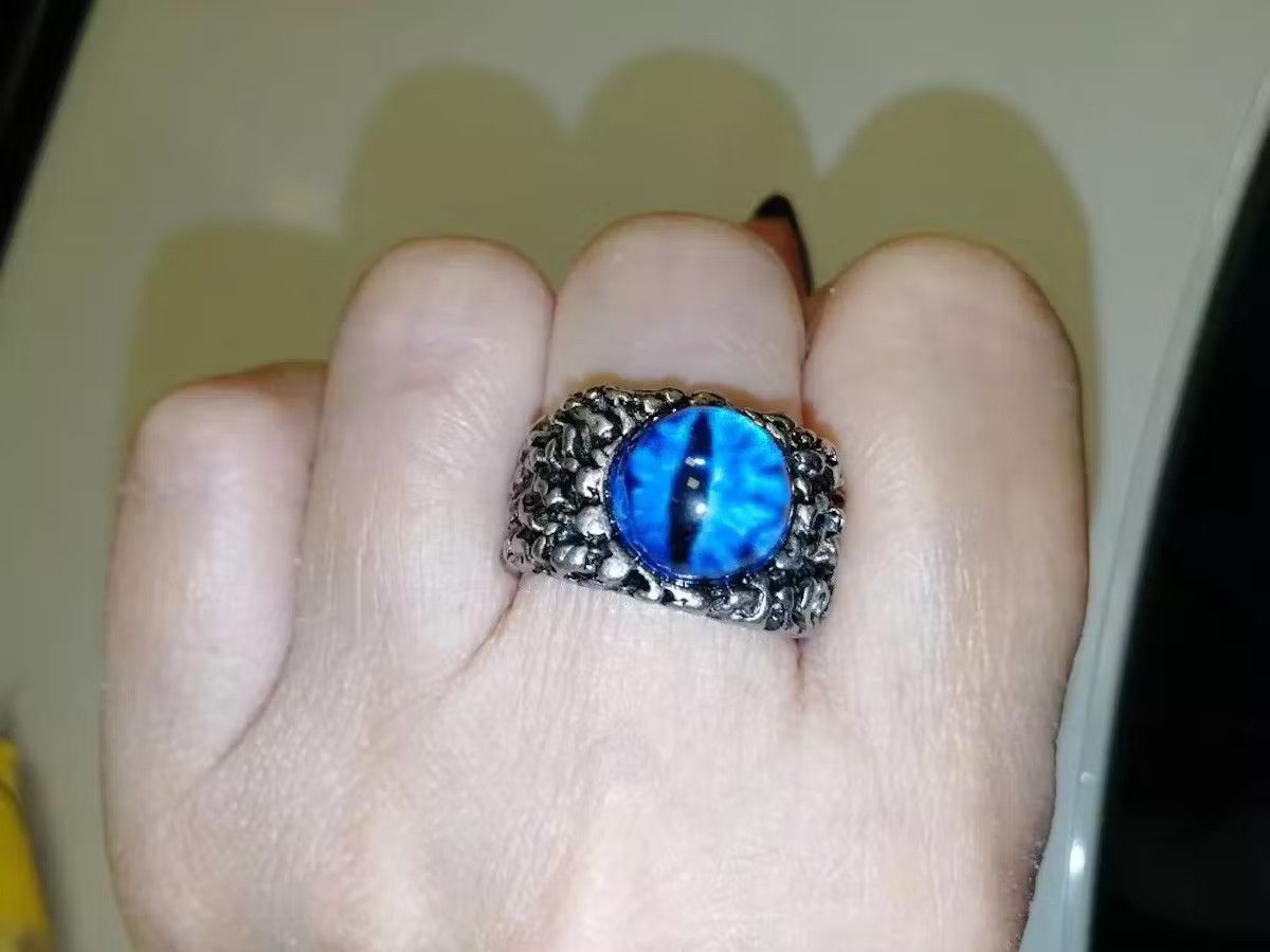 Vintage BLUE Evil Eye Rings - Resizable | Grailed