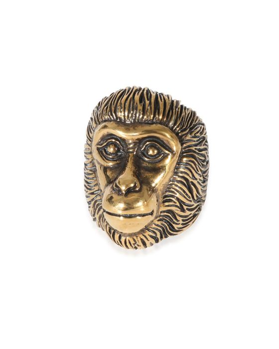Gucci Gucci Brass Tone Monkey Head Ring | Grailed