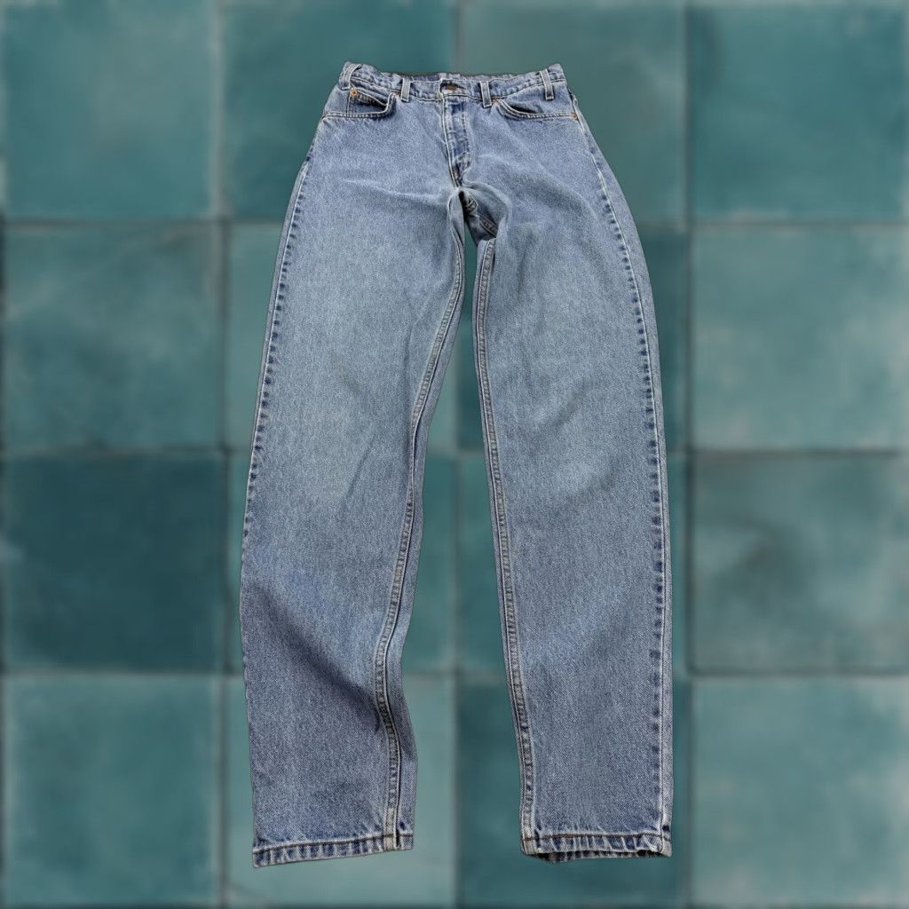 Levi's VINTAGE Levi's 550 Jeans Mens Tapered Leg Blue 32x36 Relaxed Fit ...