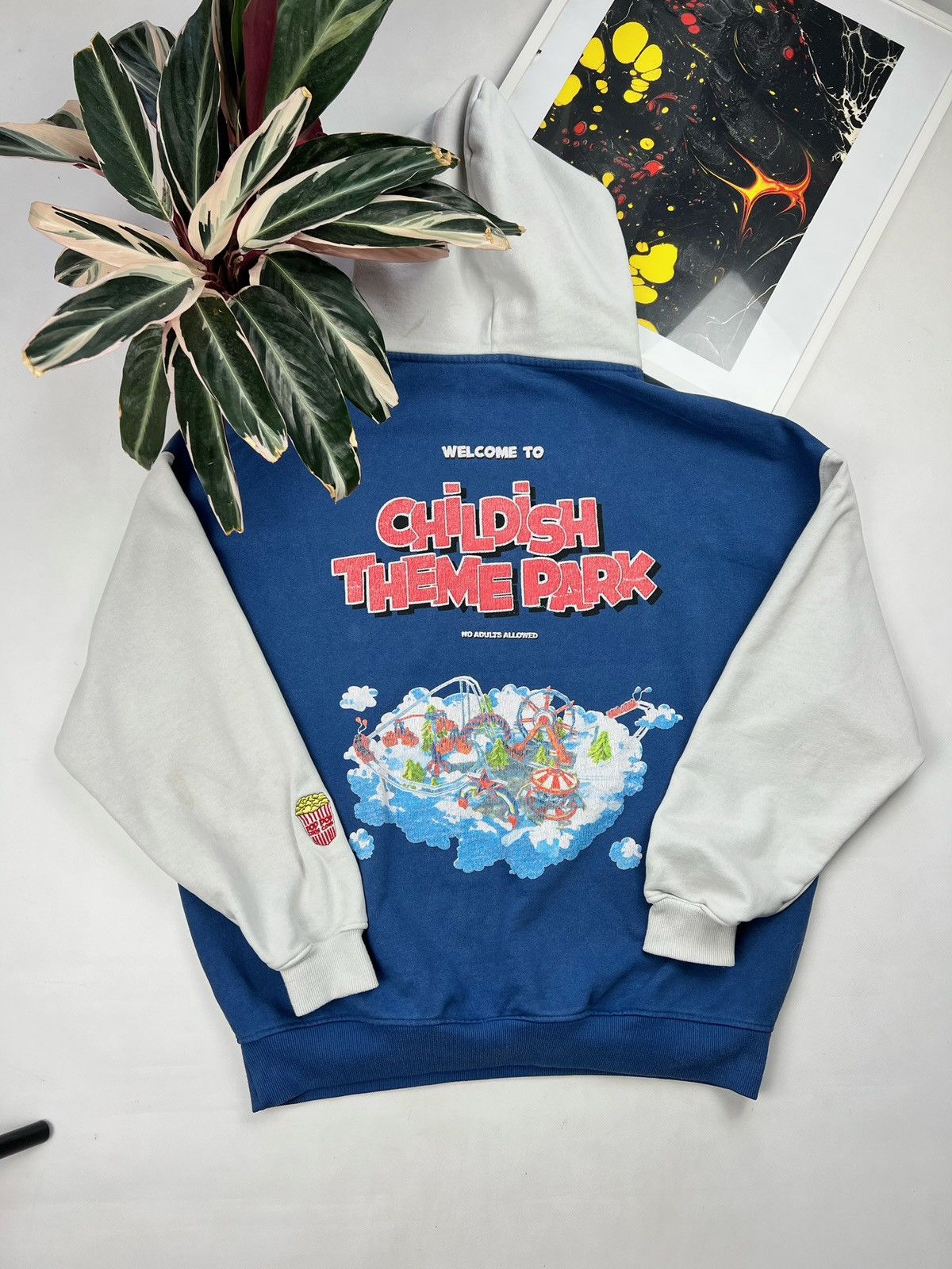 Japanese Brand × Streetwear × Vintage Vintage Theme Park Childish Blue ...