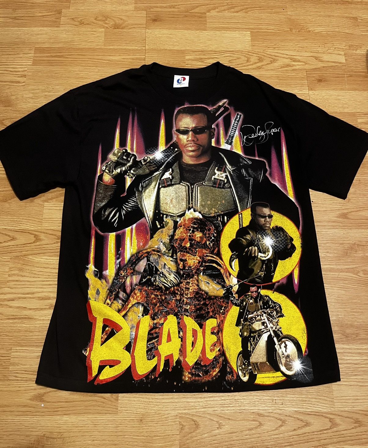 Streetwear XL Backstock Co. Blade Tee (Front & Back Print) | Grailed