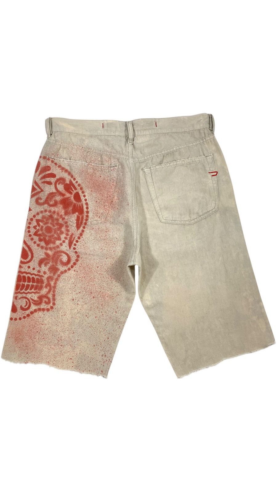 Avant Garde × Diesel × Streetwear Diesel Linen Custom Painted Mexican ...