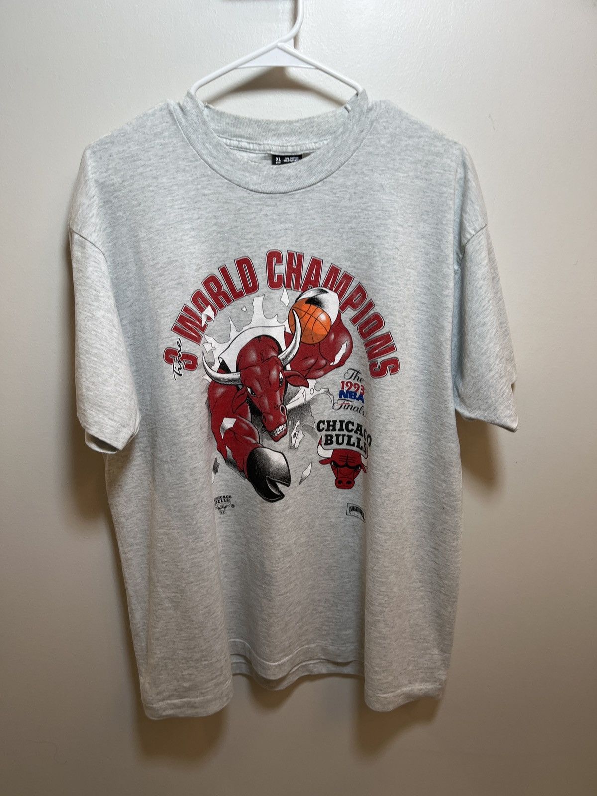 Fruit Of The Loom × Vintage Vintage 1993 Chicago bulls NBA finals | Grailed