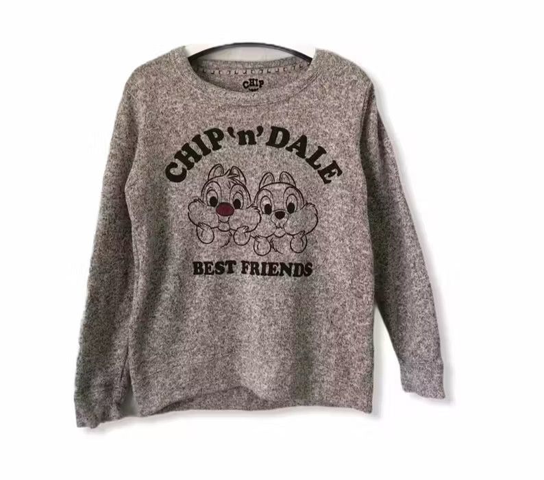Disney Chips N Dale Overprint Sweatshirt Cartoon | Grailed