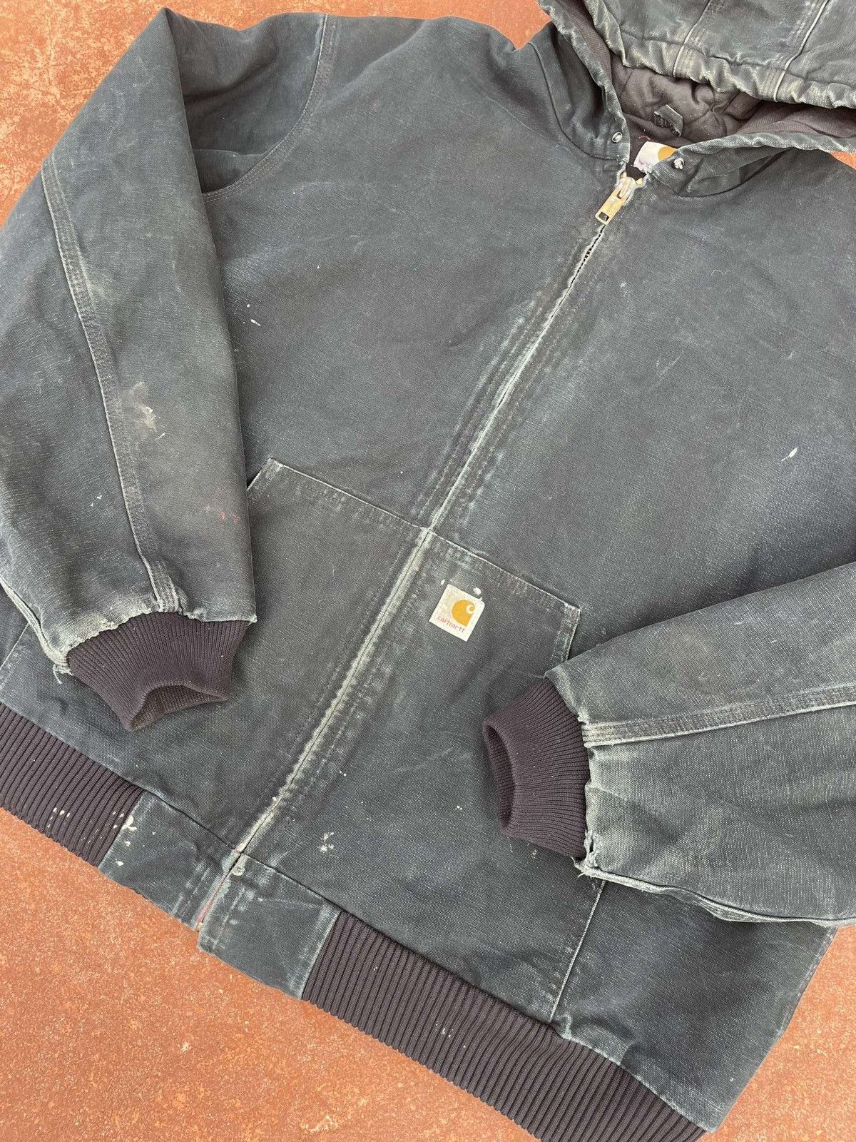 Vintage Vintage 90’s MADE IN USA Distressed Faded Carhartt Jacket | Grailed