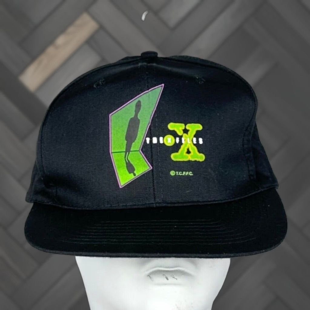 Vintage XFiles Vintage Black Adjustable Unisex Snapback Hat 90s TV Show ...
