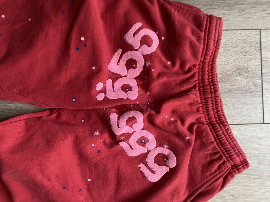 Spyder Sp5der Red 555 Sweats | Grailed