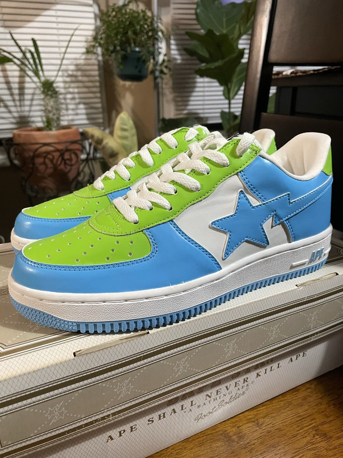 Bape Green Sax OG Bapesta (2005) | Grailed
