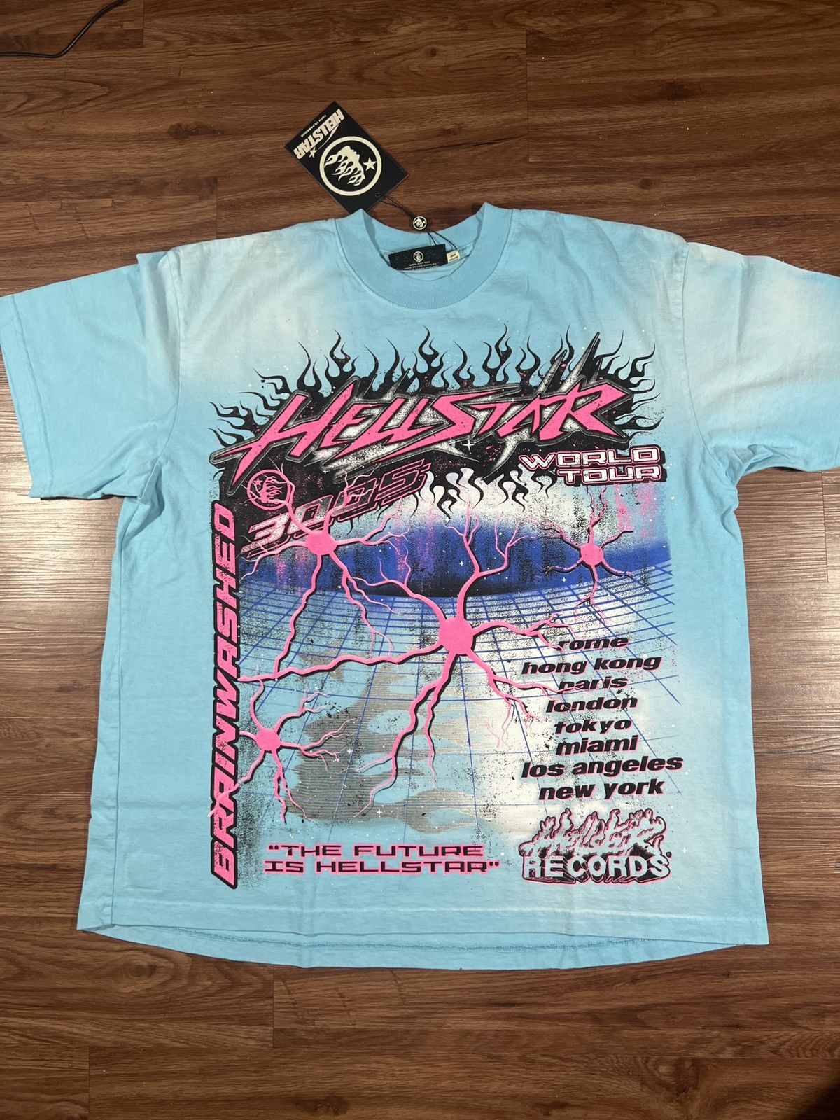 Hypebeast Hellstar Neuron Tour T-Shirt Hellstar Records | Grailed