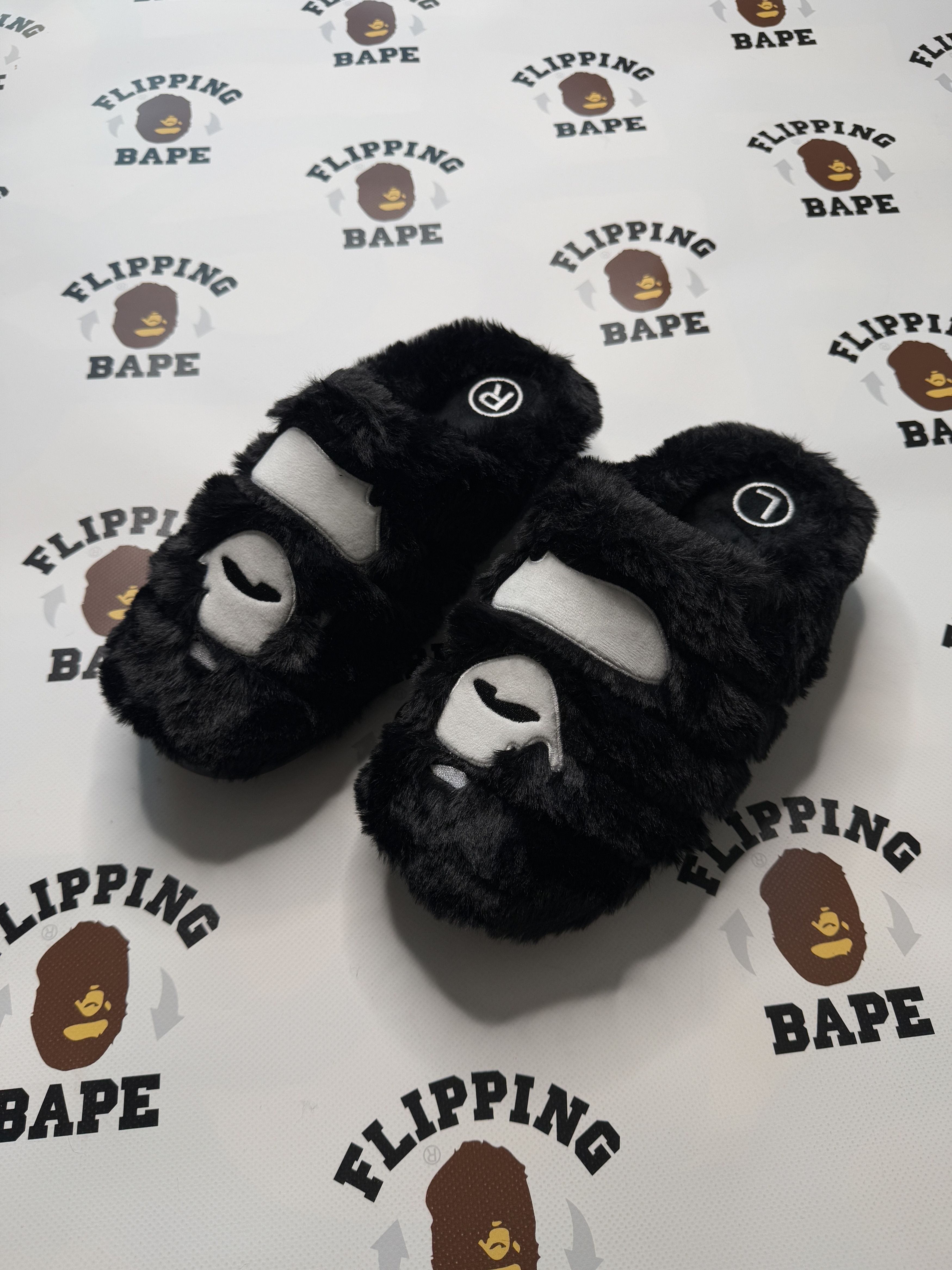 Bape × SUBU BAPE x SUBU APE HEAD PUFFER SANDALS | Grailed