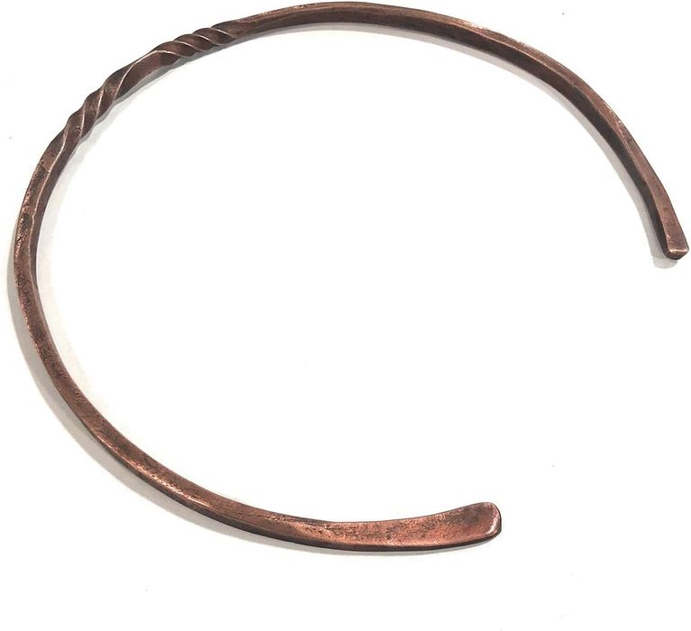 Other Hand Forged Twisted Iron torc, Celtic Solid Metal Torc | Grailed